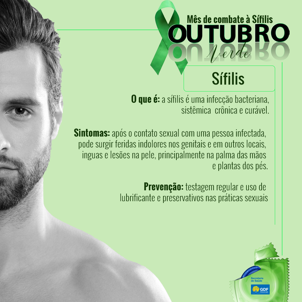 Outubro Verde Chama Atenção Para Combate à Sífilis E à Sífilis